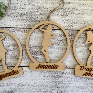 Custom Drill Team Ornament - 2022 Dance Team Tag Favor Gift Kickline ...
