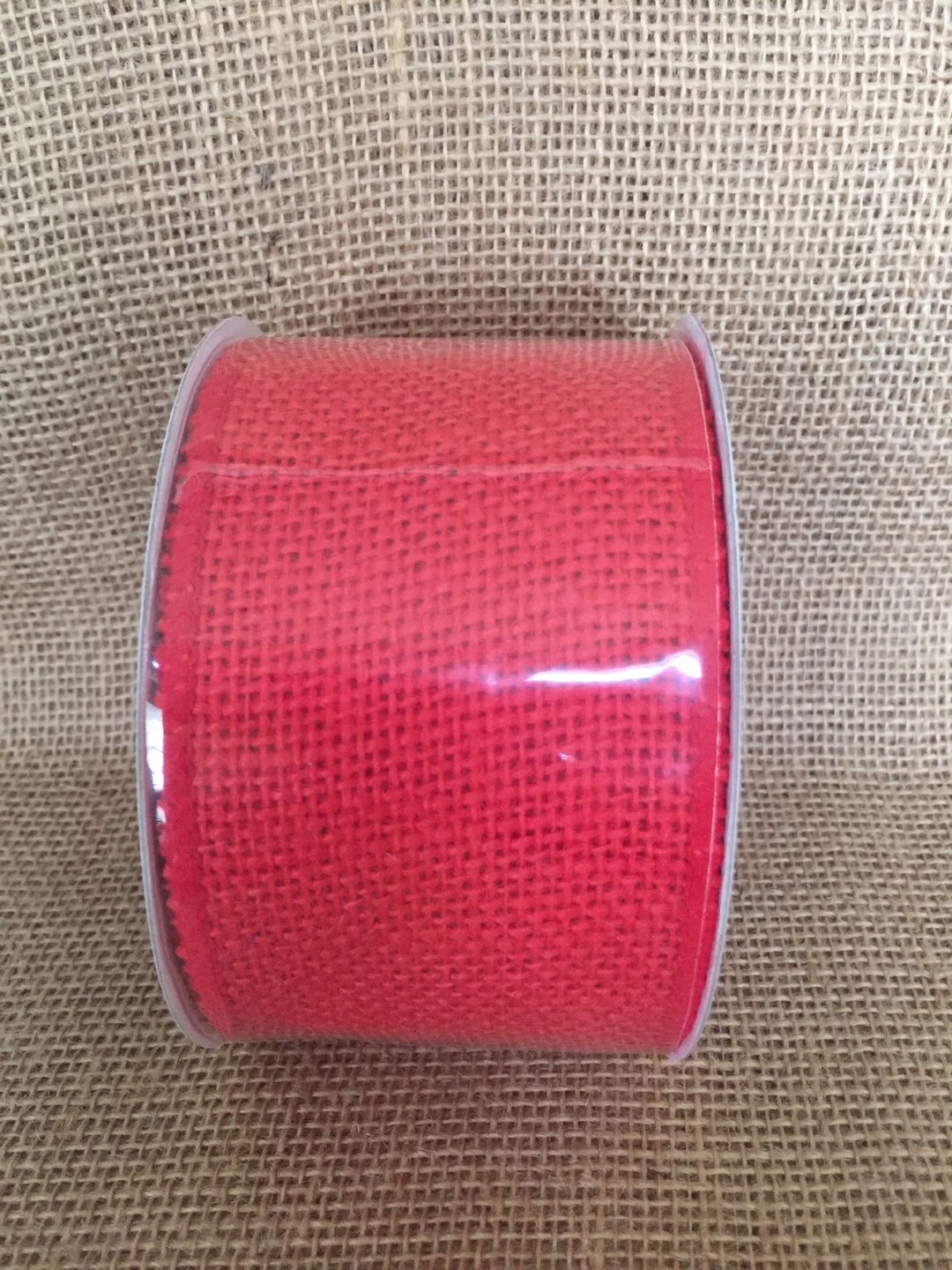 Red Burlap Ribbon 2.5 X 15ft Valentine Love - Etsy