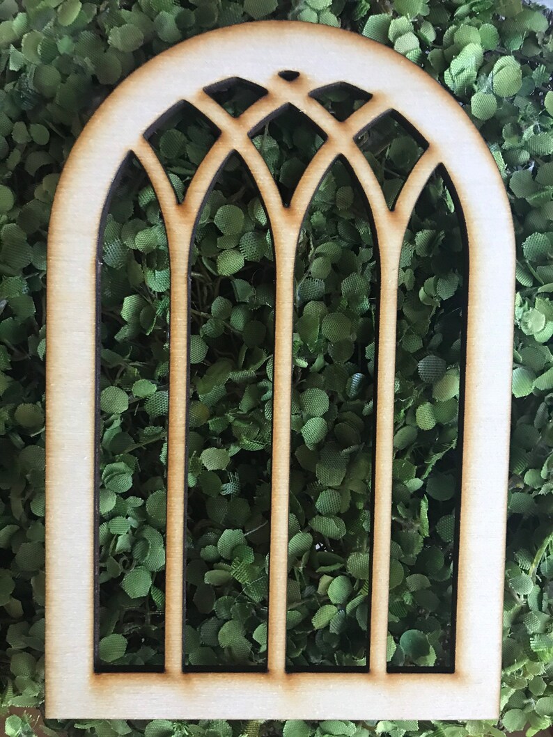 Faux Arch Window Wood Sign for Tiered Trays - Farmhouse Rustic Shelf ...