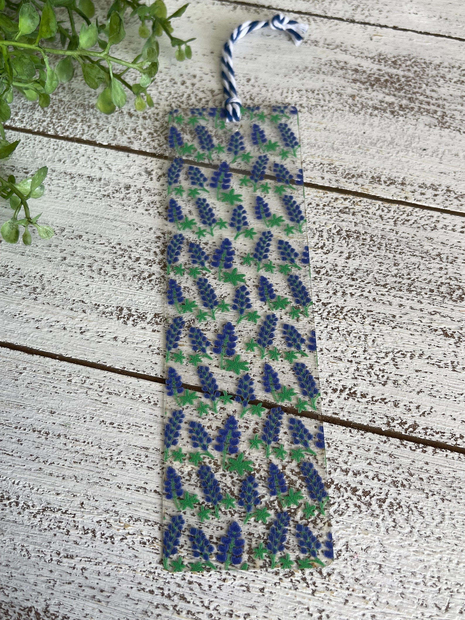 Bookmark - Texas Bluebonnet Reading Book Library Lover Nerd Nook School ...