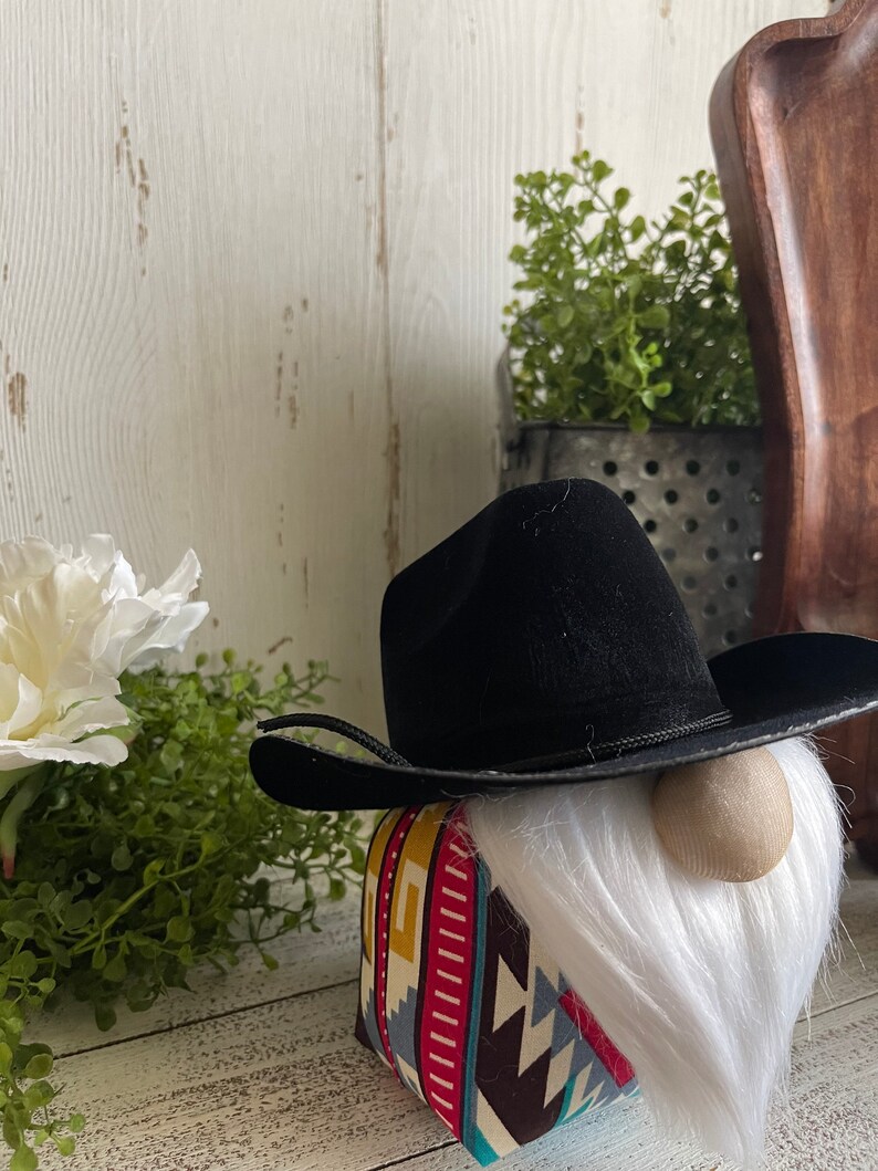 Western Cowboy Gnome - Home Decor Gift for Men Tiered Tray Ranch Farm ...