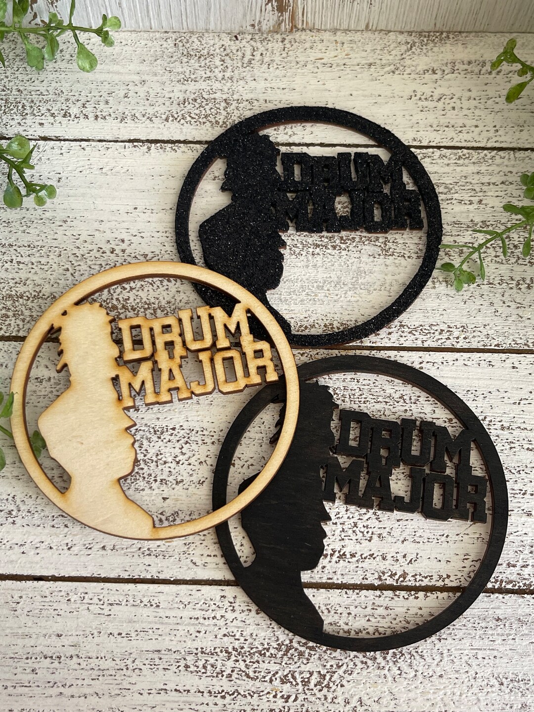 Drum Major DIY Wood Cutouts - Marching Band High School Homecoming Mum ...
