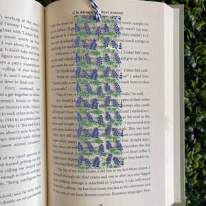 Bookmark - Texas Bluebonnet Reading Book Library Lover Nerd Nook School ...