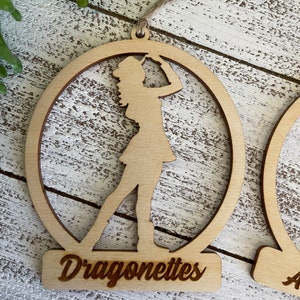 Custom Drill Team Ornament - 2022 Dance Team Tag Favor Gift Kickline ...