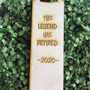 Retirement Bookmark - Friend Coworker Farewell Good Luck Employee - Etsy