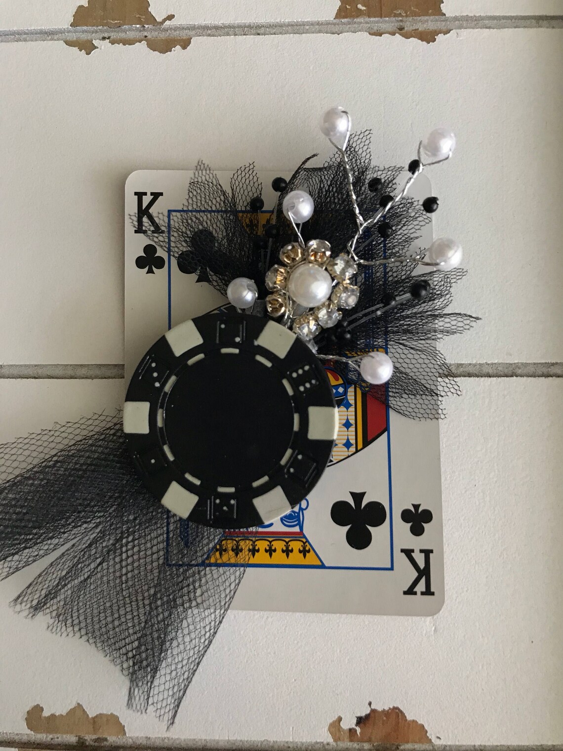 Poker Card Boutonniere - Wedding, Prom, Sweet 16, Casino Night, Poker ...