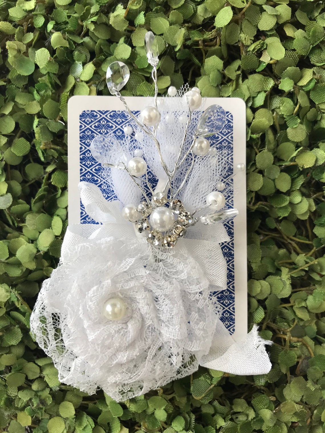 Poker Card Boutonniere - Wedding, Prom, Sweet 16, Casino Night, Poker ...