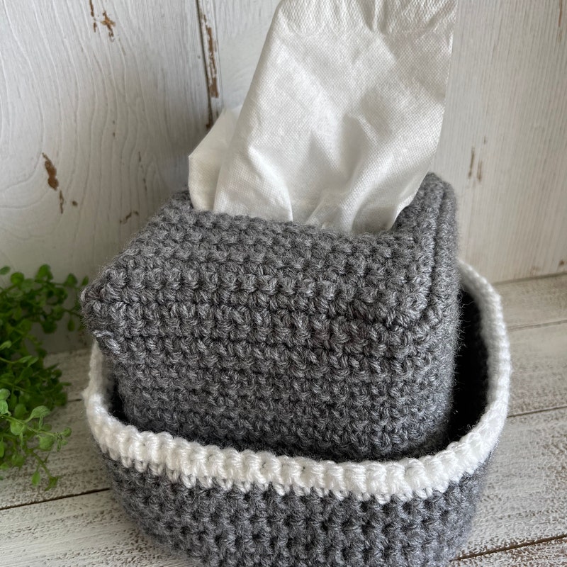 Crochet Tissue Box - Etsy