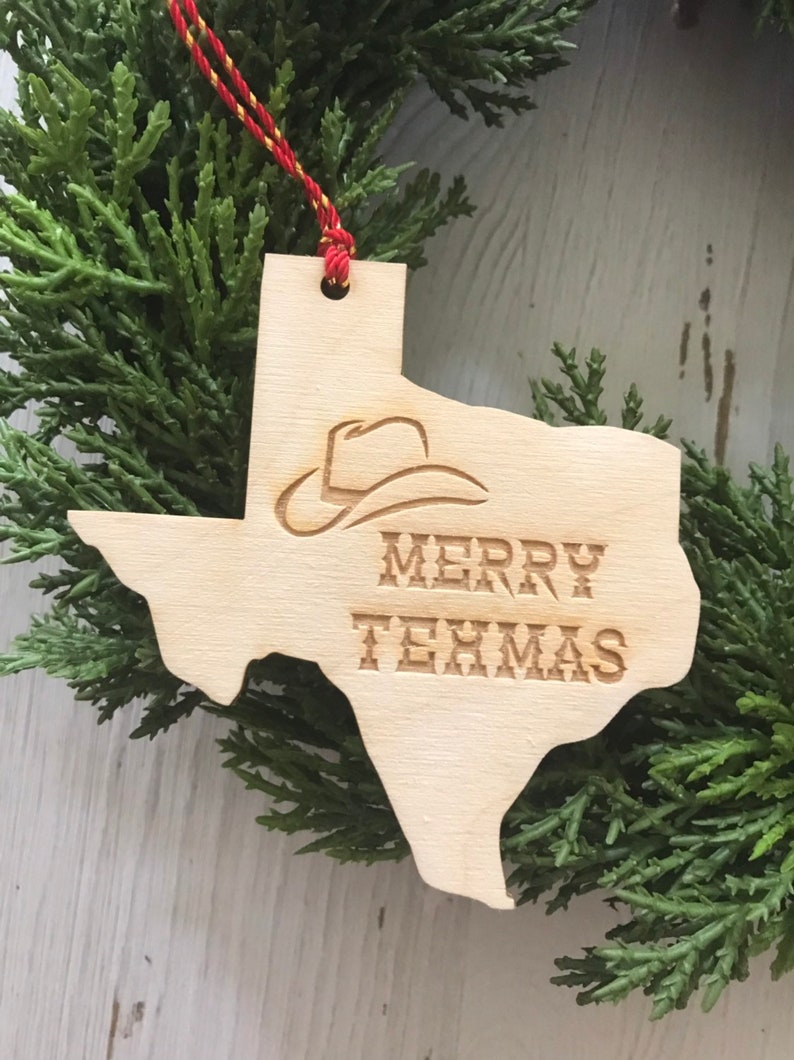 Texas Ornament Merry Texmas | Etsy