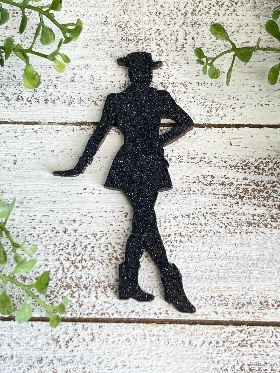 Drill Team Wood Cutouts Glitter Version Drill Team 4 Inch Dancer High ...