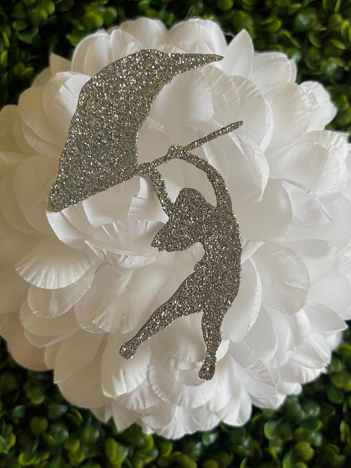 Glitter Wood Cutouts - Colorguard 4 Inch Dancer High School Homecoming ...