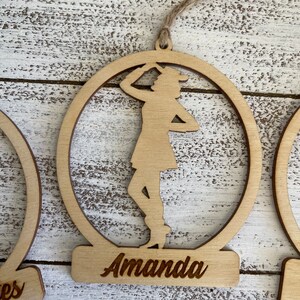 Custom Drill Team Ornament - 2022 Dance Team Tag Favor Gift Kickline ...