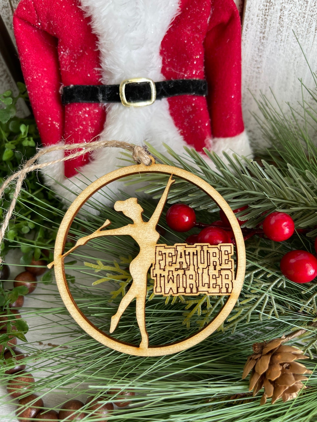 Feature Twirler Ornament - Marching Band Color Guard High School ...