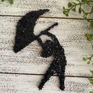 Glitter Wood Cutouts - Colorguard 4 Inch Dancer High School Homecoming ...