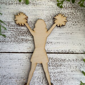 DIY Wood Cutouts - Cheer 4 Inch High School Homecoming Mum Senior Gift ...