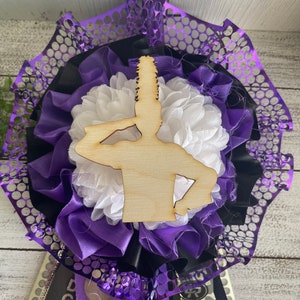 Drum Major Wood Cutouts - Glitter DIY Natural Versions High School ...