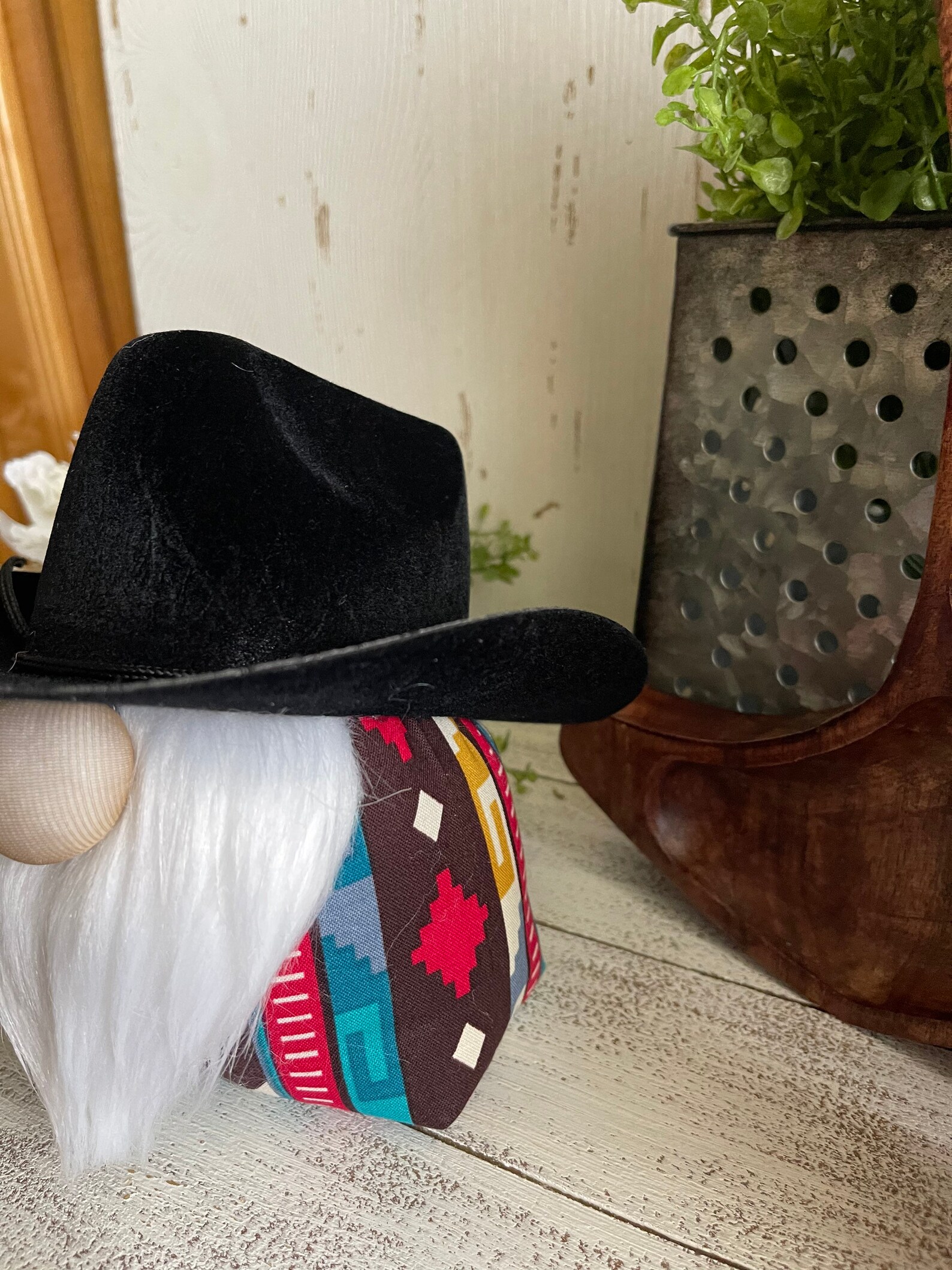 Western Cowboy Gnome - Home Decor Gift for Men Tiered Tray Ranch Farm ...