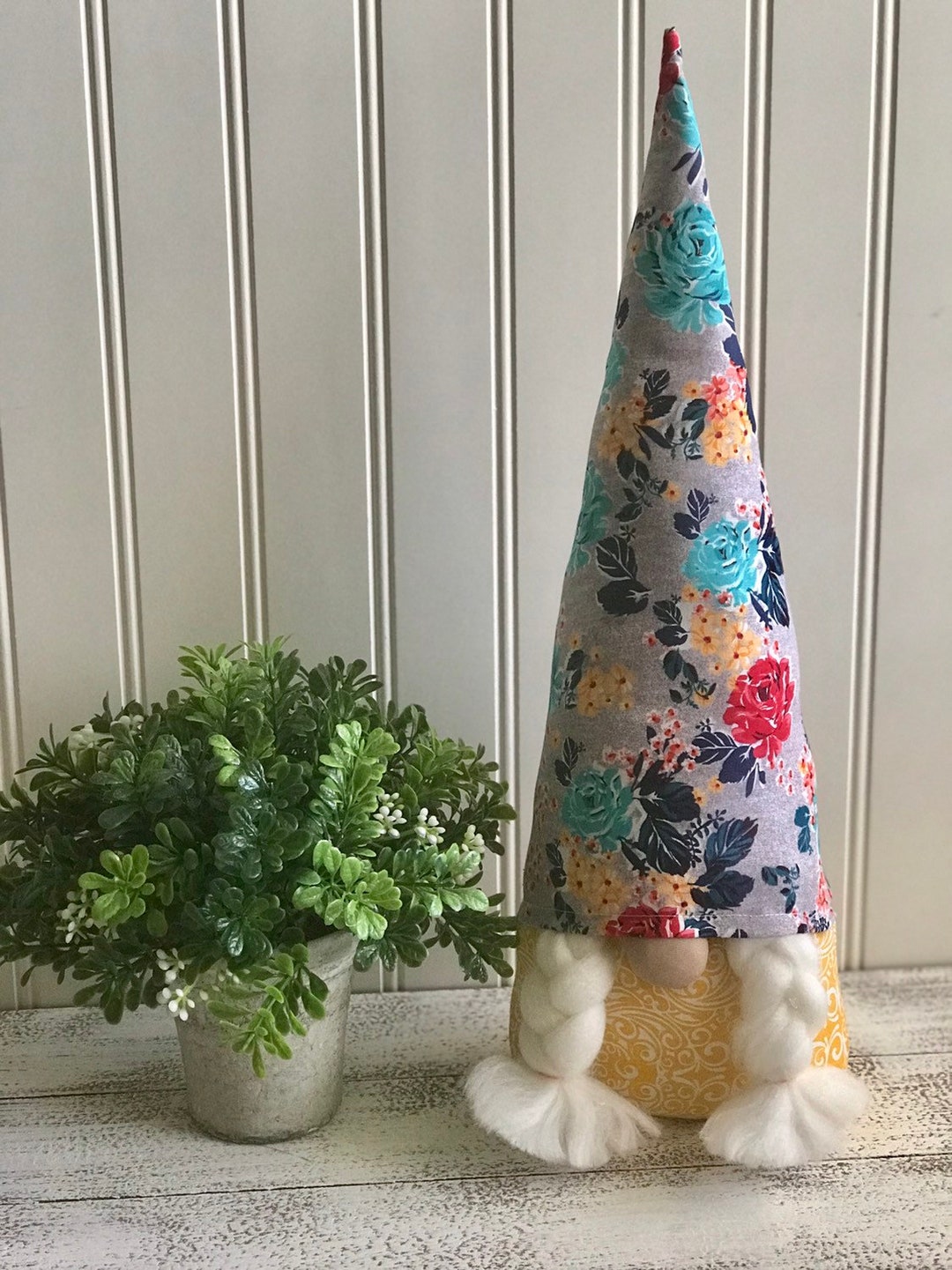 Spring Summer Gnome - Floral - Etsy