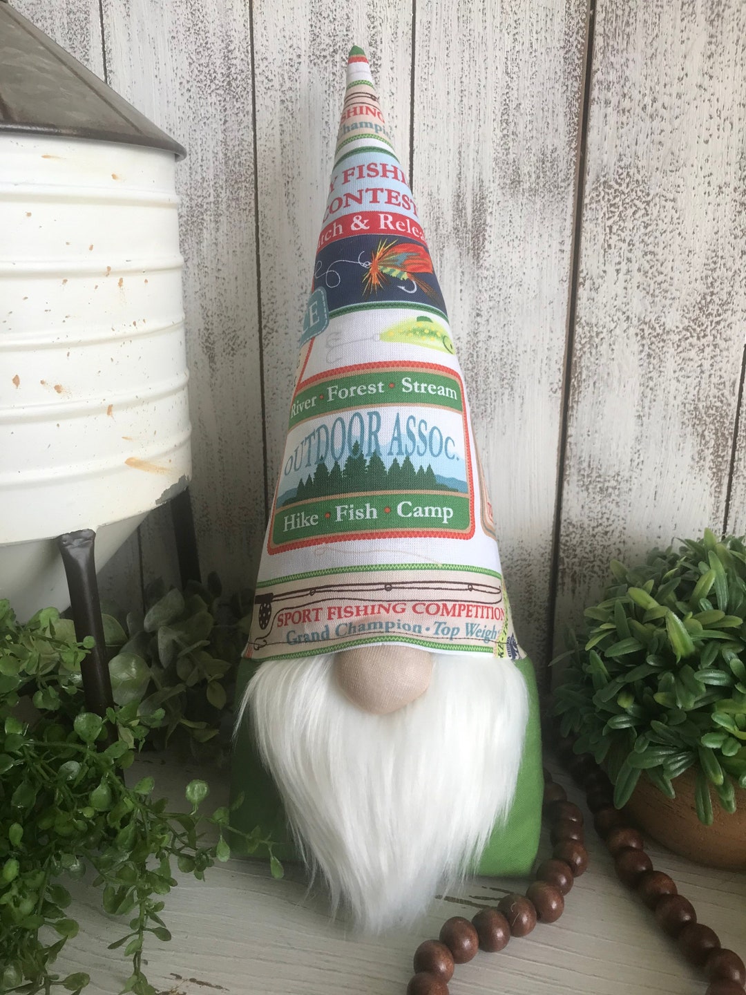 Fishing Gnome - Fish Lures Fly Rod Camping Fisherman Bass Boat Ship ...