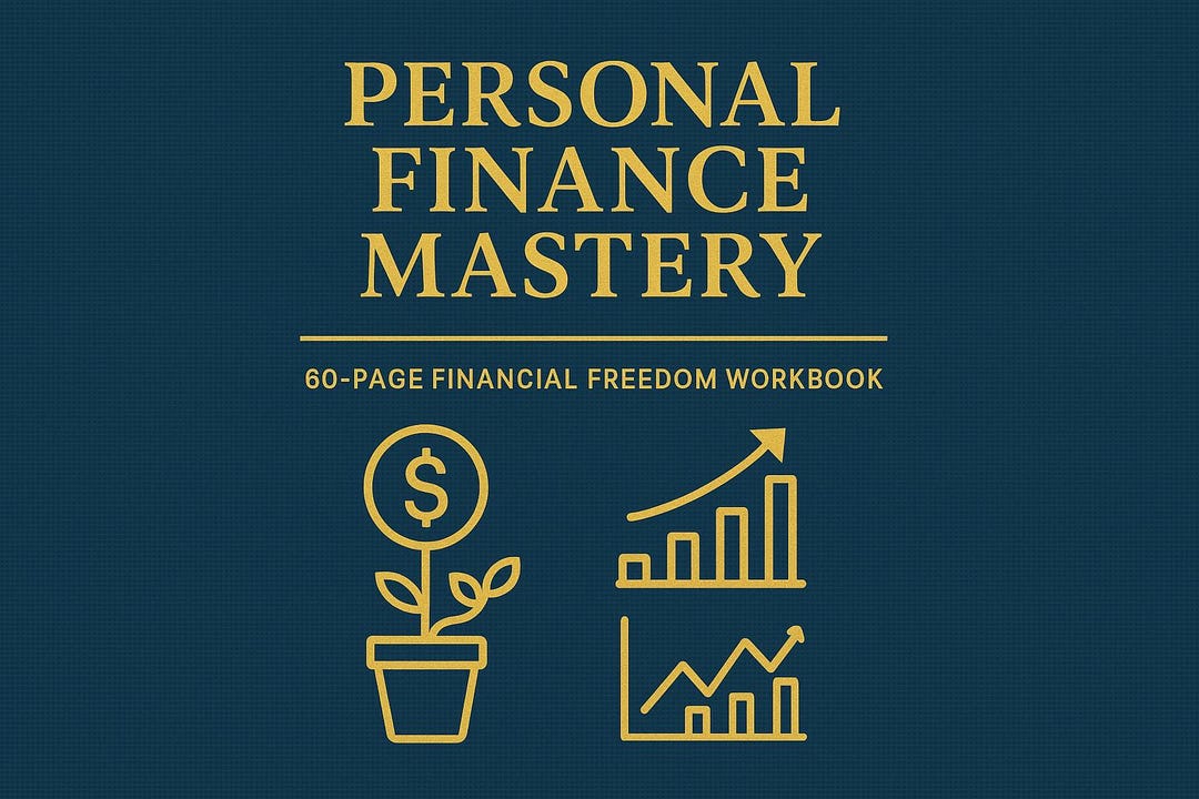 Financial Freedom Workbook – Budget Planner, Investing Guide (printable ...