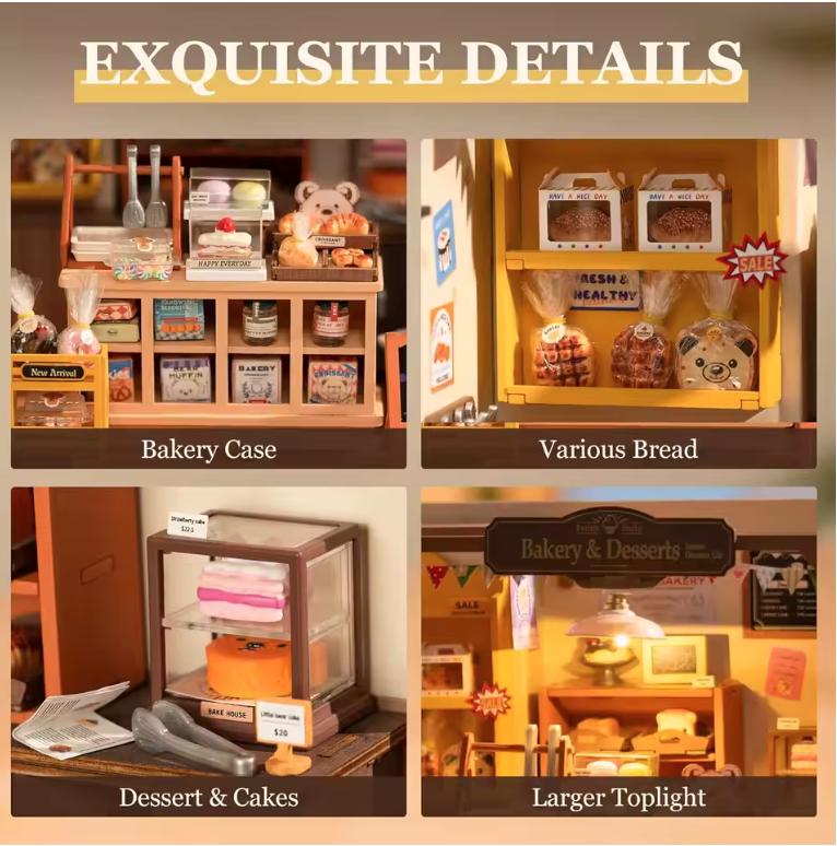 DIY Mini House – Bakery Miniature Kit to Build Yourself - Etsy