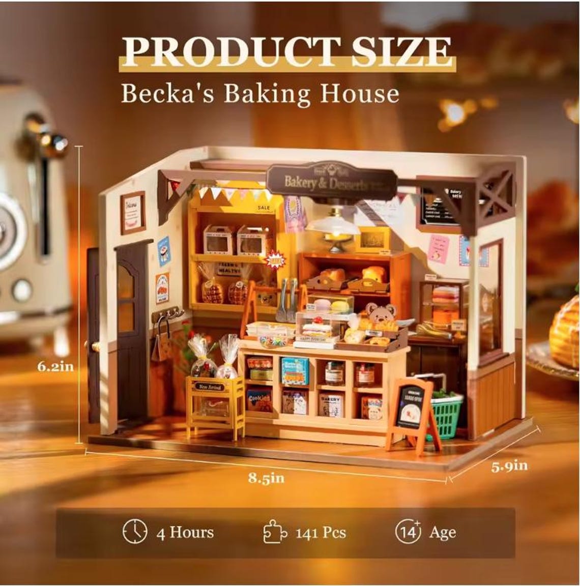 DIY Mini House – Bakery Miniature Kit to Build Yourself - Etsy