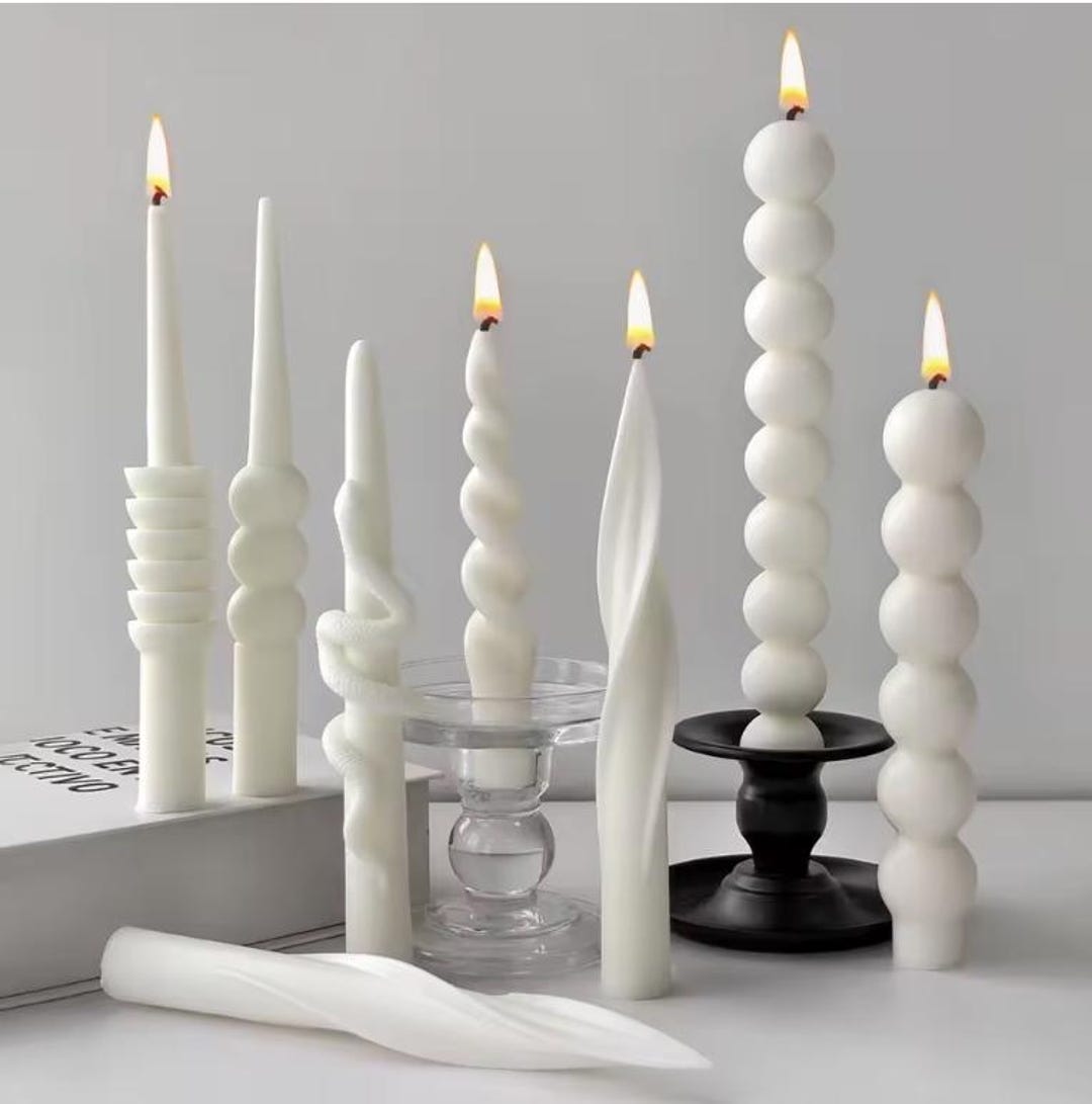 Modern Twisted & Bubble Candle Mold - Etsy