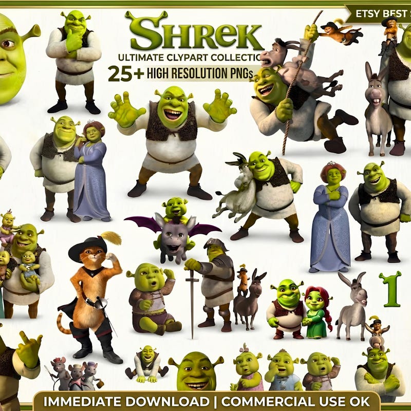 Shrek Shirt Downloads - Etsy