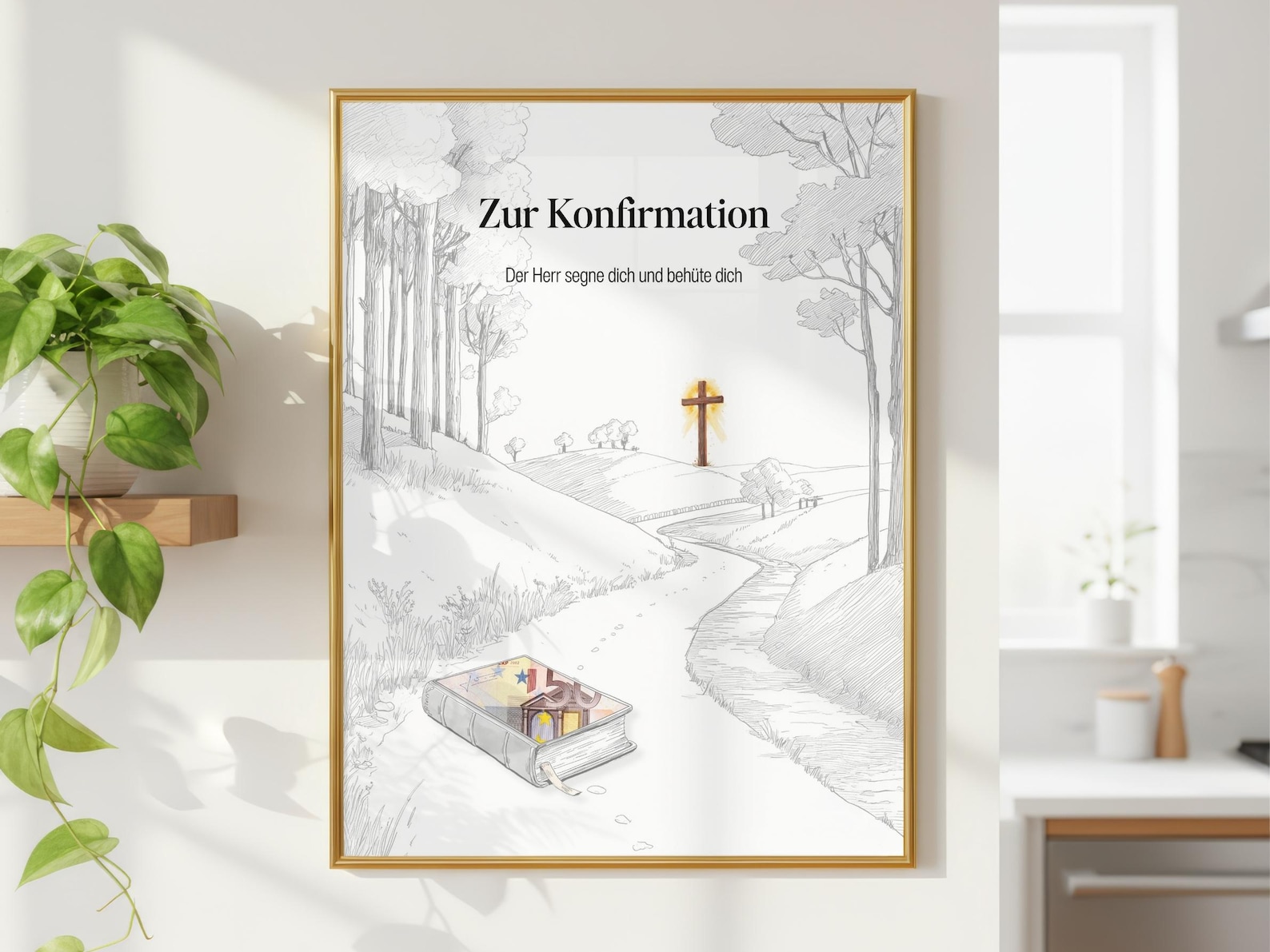Life Path Money Gift Printable for Confirmation | Konfirmation ...