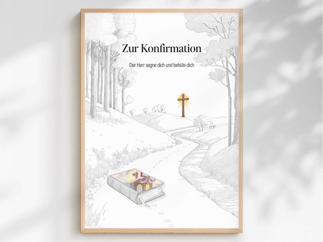 Life Path Money Gift Printable for Confirmation | Konfirmation ...