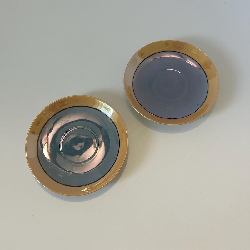 Iridescent Blue China - Etsy
