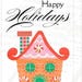 Printable Christmas Gift Tag - Gingerbread Houses - Etsy