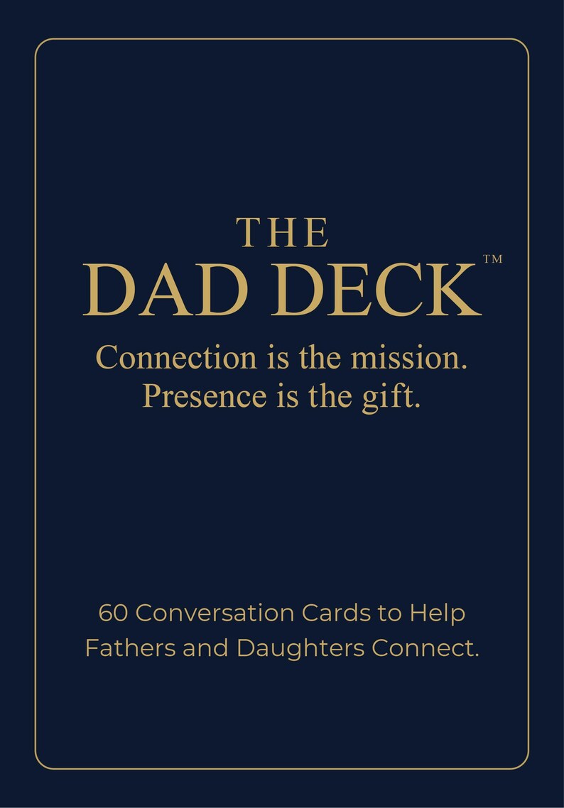 Father Daughter Conversation Cards | Dad Deck Bonding Game - Etsy