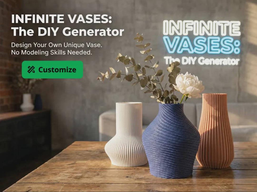Infinity Vases Unique Modern Design - Etsy