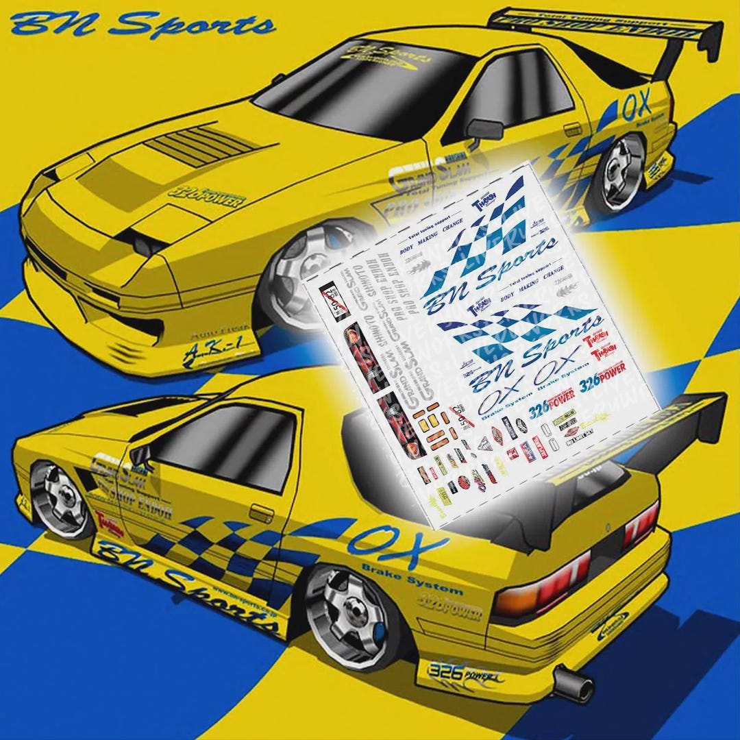Haraguchi's Mazda RX7 Fc3s BN Sports Drift Livery | White Toner ...