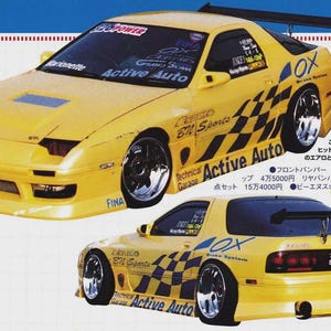 Haraguchi's Mazda RX7 Fc3s BN Sports Drift Livery | White Toner ...