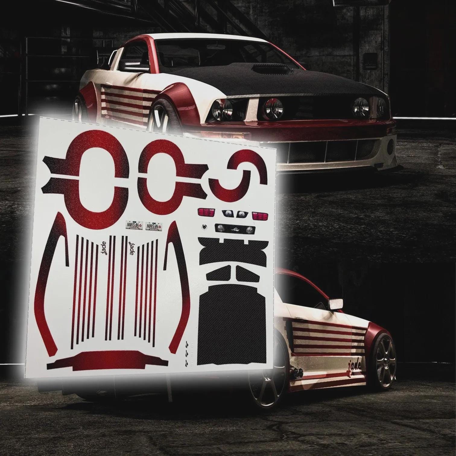 Need for Speed Most Wanted Jewels Mustang GT Livery | White Toner ...