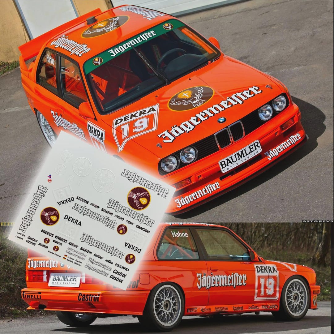 Jager BMW M3 E30 Dtm/porsche 930 Jager Bomb Livery | White Toner ...