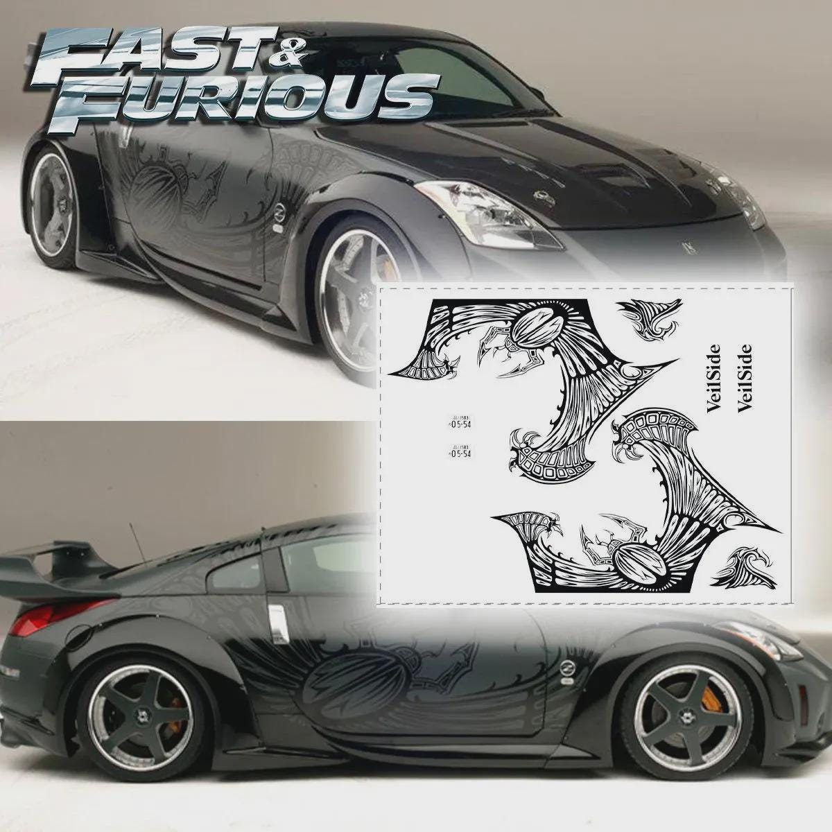 Fast&furious Dk's Tokyo Drift Veilside 350z Livery | White Toner ...