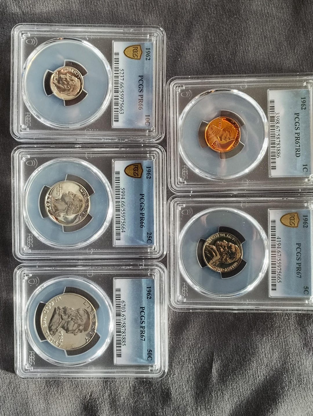 1962 Proof Set U.S. Coins Mint Set - Etsy