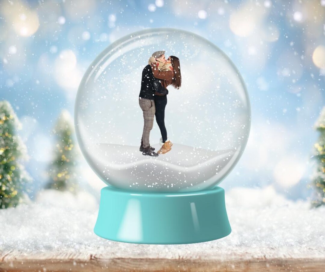 Magical Christmas Snow Globe Digital Backdrop – Snow Animation ...