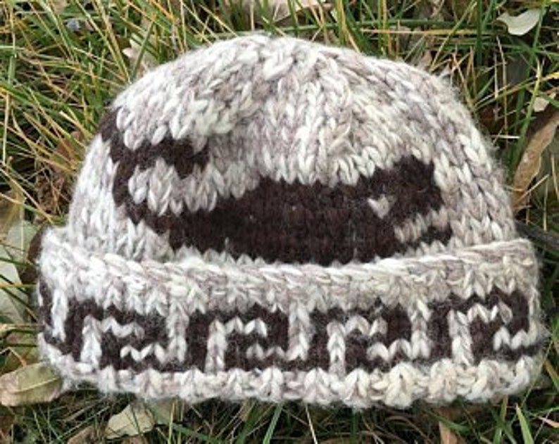 Knitting Pattern PDF Toque Hat Beanie Whale White Buffalo - Etsy