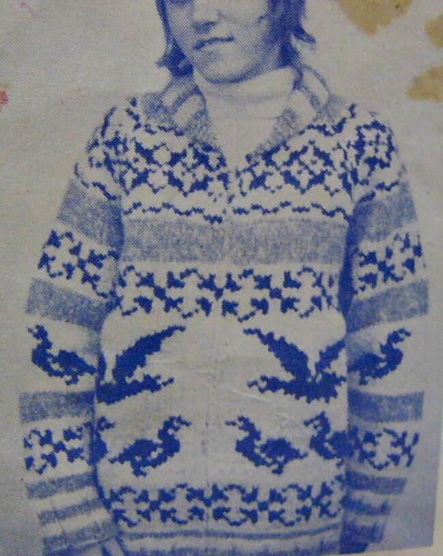 COWICHAN Knitting Sweater Pattern Vintage 1970's Instant - Etsy Canada