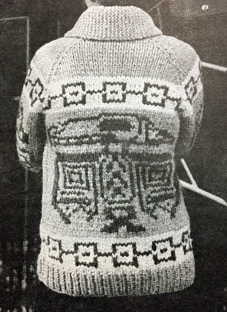 Cowichan Sweater Sywash Knit Pattern Digital Pdf Download - Etsy