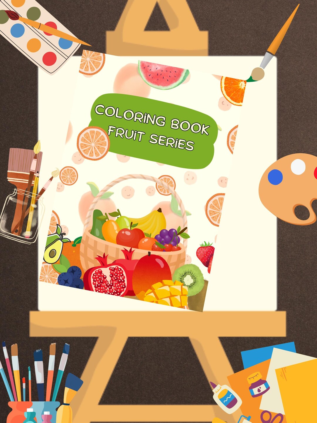 Fruit Coloring Book – 20 Printable Pages for Kids | Digital Download - Etsy