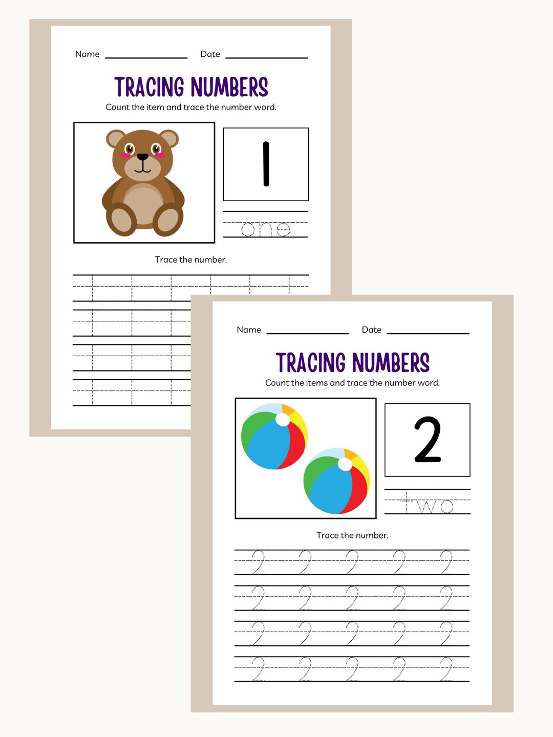 Numbers Workbook for Kids | Tracing, Writing & Counting 1-20 ...
