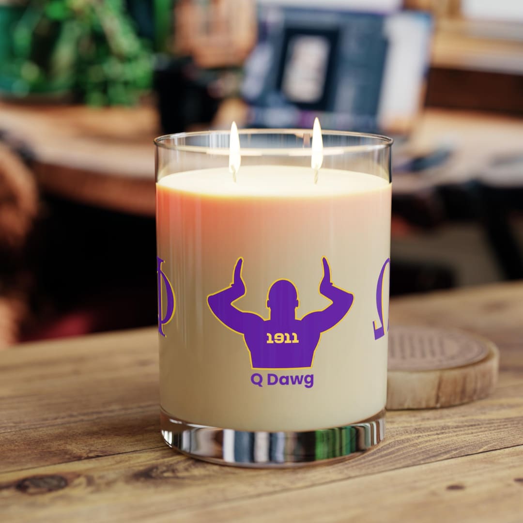 Omega Psi Phi Candle | Scented Soy Candle - Etsy