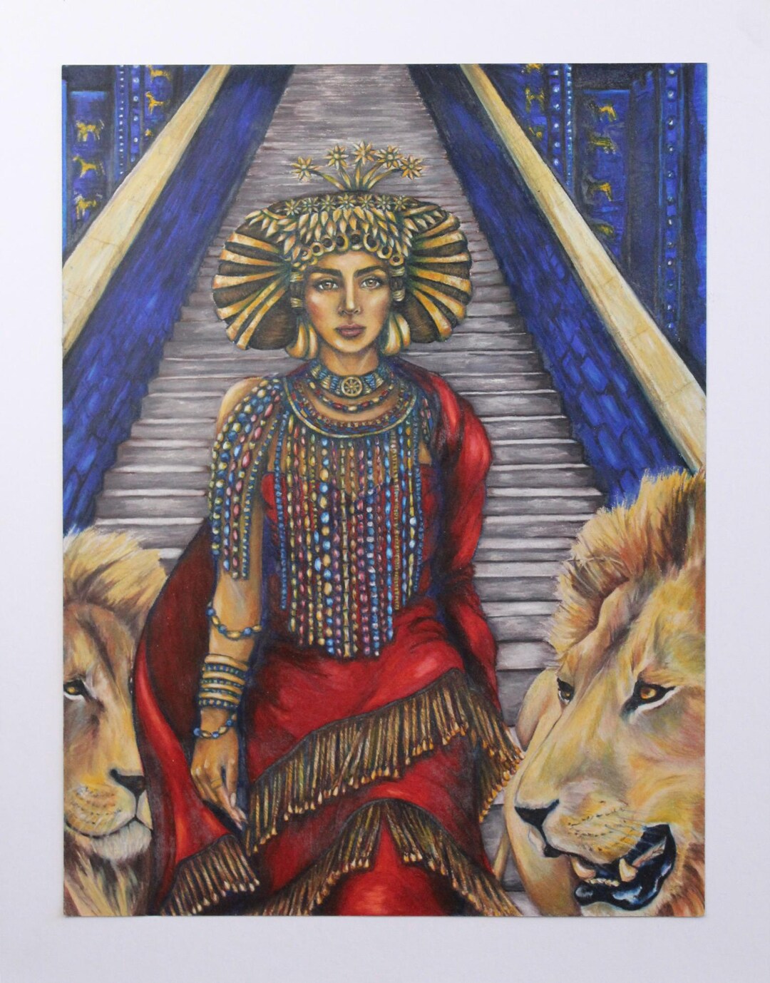 Goddess Altar Artwork - Inanna - Etsy