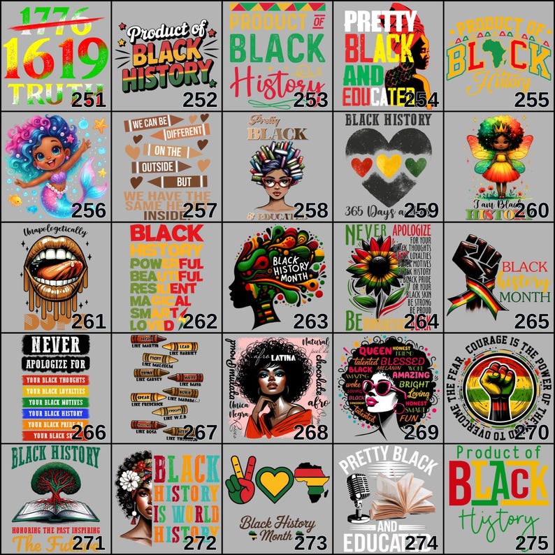 Steppin' Into Black History Month DTF Transfer | Black History Month ...