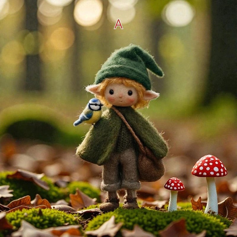 Needle Felt Elf - Etsy